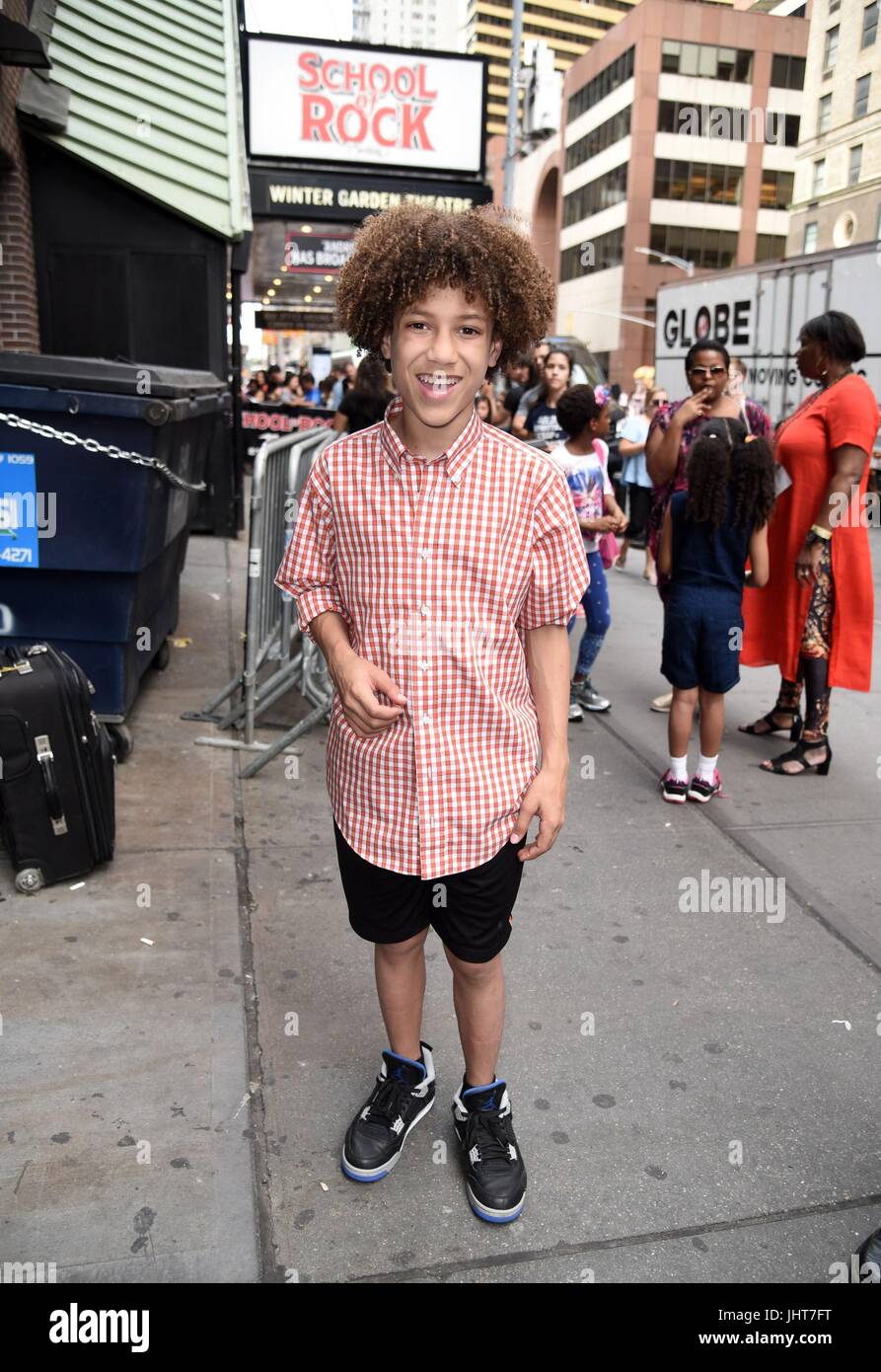 New York, NY, USA. 15th July, 2017. Brandon Niederauer, outside his ...