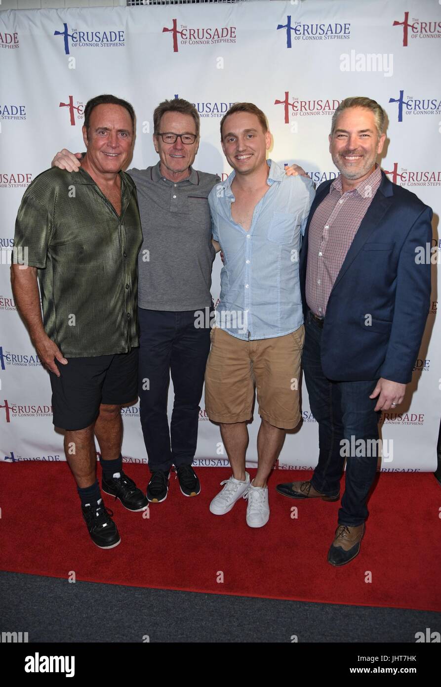 New York, NY, USA. 15th July, 2017. James Kiberd, Bryan Cranston, Ben ...