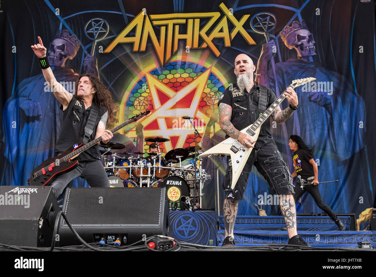 Bridgeview, Illinois, USA. 14th July, 2017. FRANK BELLO and SCOTT IAN ...
