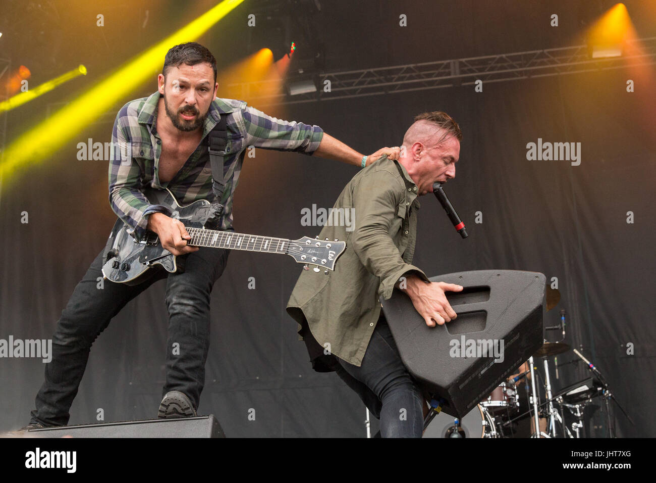 Bridgeview, Illinois, USA. 14th July, 2017. BEN WEINMAN and GREG ...
