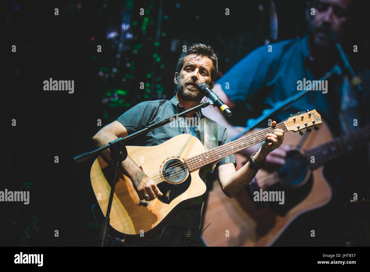 Barolo, Italy. 15th July, 2017. Carmen Consoli, Max Gazzè and Daniele ...