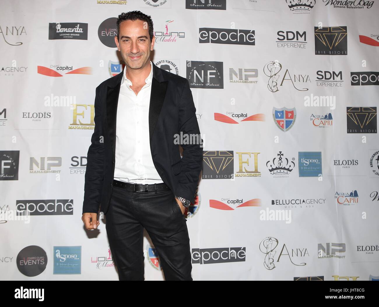 Local Caption *** Trecase (Na) White Party In the photo Matteo Viviani ...