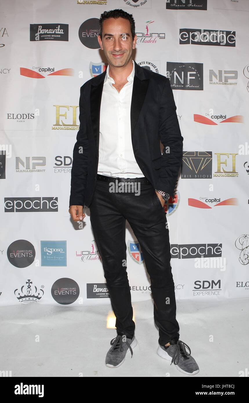 Local Caption *** Trecase (Na) White Party In the photo Matteo Viviani ...