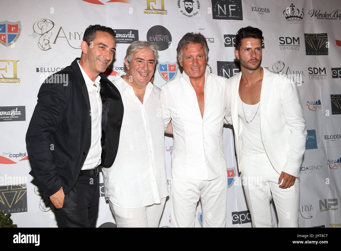 Local Caption *** Trecase (Na) White Party In the photo Matteo Viviani ...