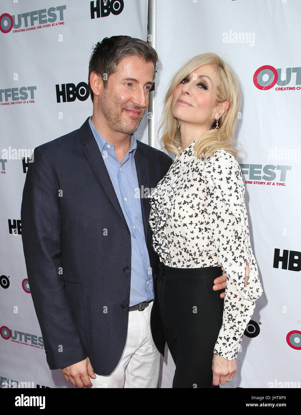 West Hollywood, USA. 15th July, 2017. Christopher Racster, Judith Light ...