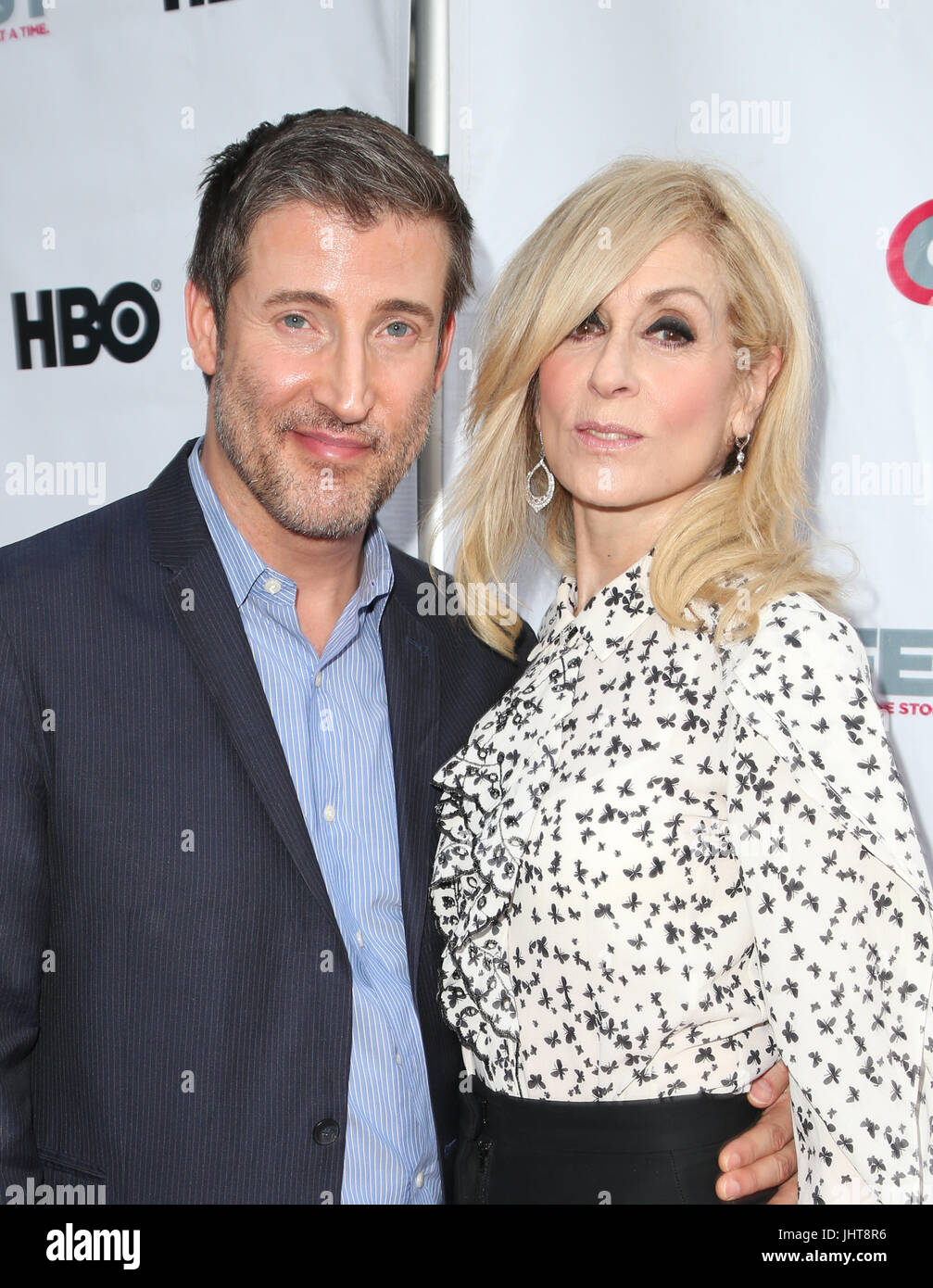 West Hollywood, USA. 15th July, 2017. Christopher Racster, Judith Light ...