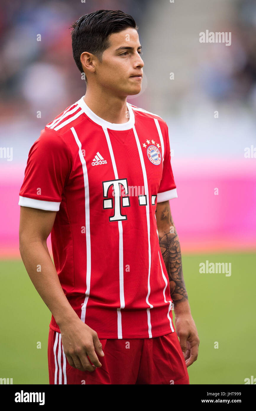 Moenchengladbach, Germany. 15th July, 2017. Bayern's James Rodríguez in ...