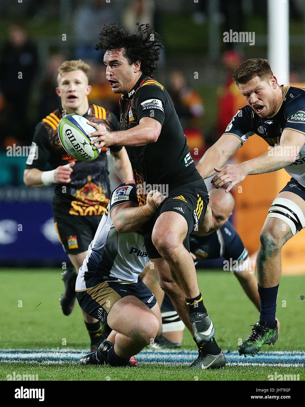 Jul 15th 2017, FMG Stadium, Waikato, New Zealand; Super Rugby; Chiefs ...