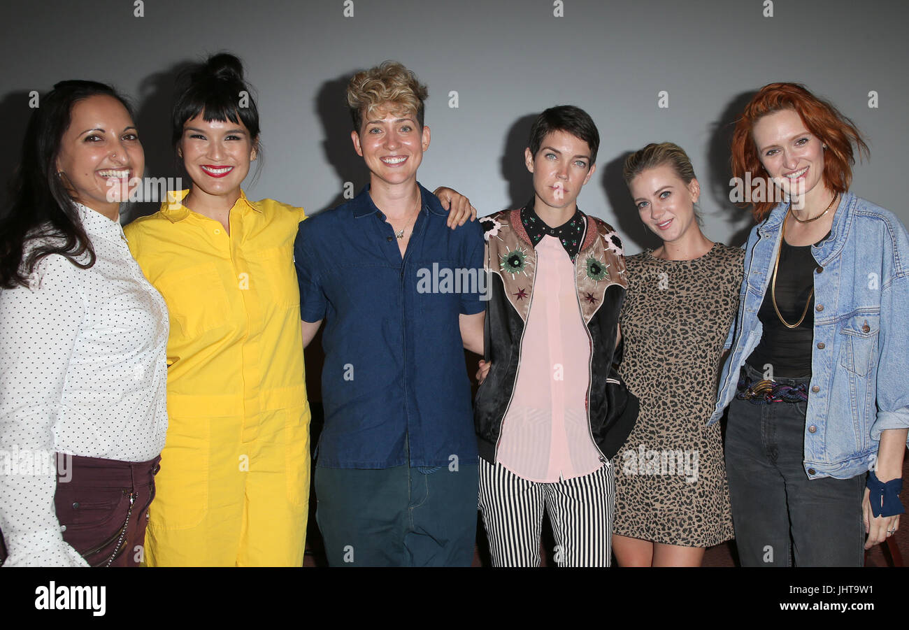 West Hollywood, CA, USA. 15th July, 2017. Lucy Mukerjee-Brown, Zoe Chao ...