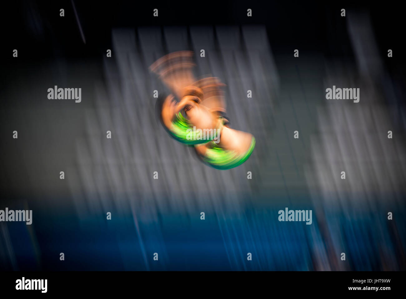 Budapest, Hungary. 16th July, 2017. Taneka Kovchenko and Melissa Wu ...