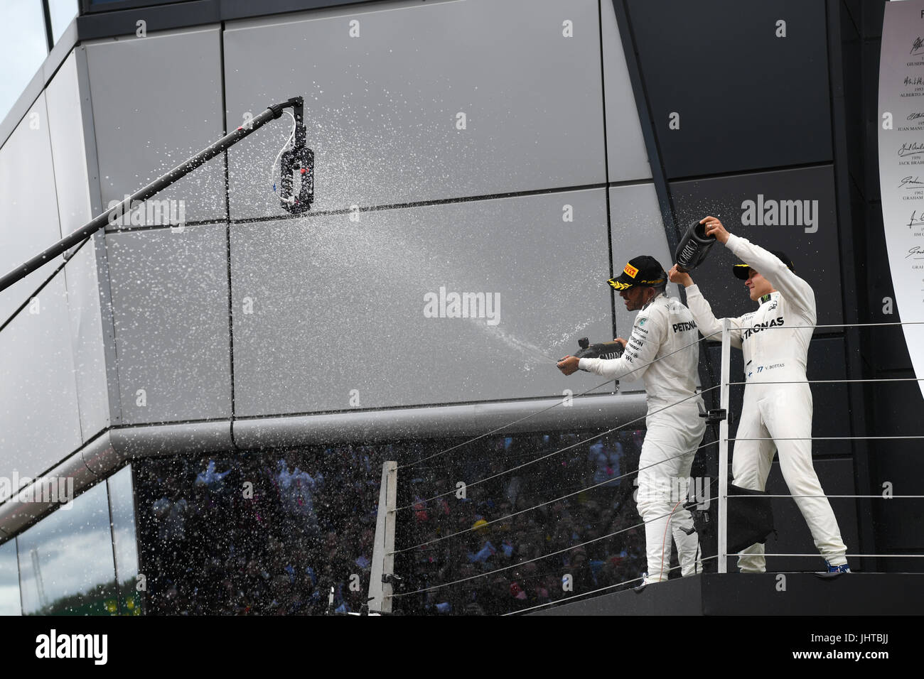 Silverstone Race Circuit, UK. Sunday 16th July 2017. Lewis Hamilton ...