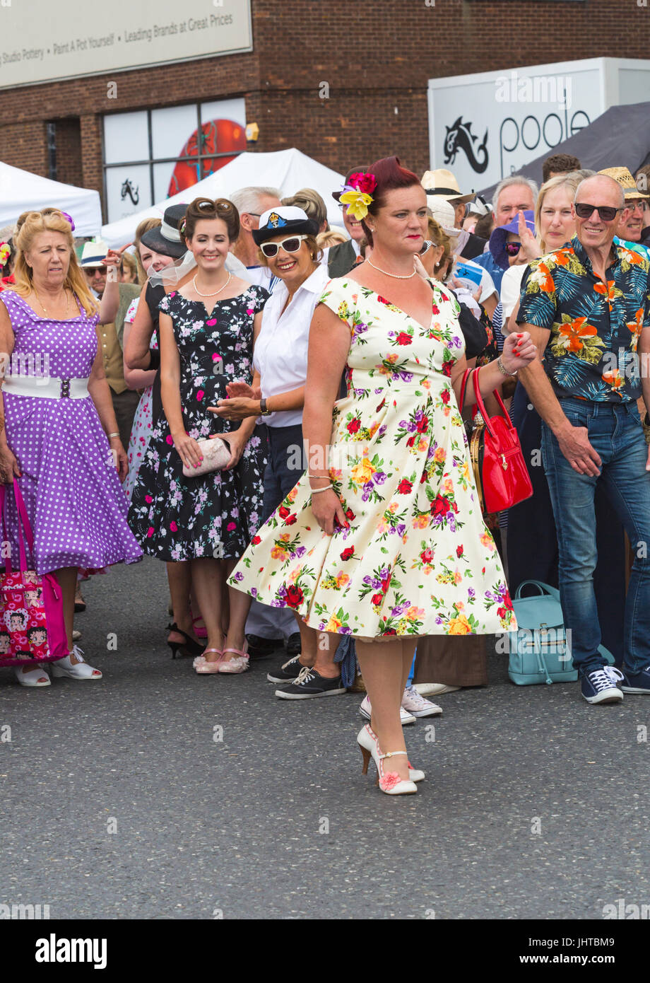 Poole Goes Vintage, Poole, Dorset, UK. 16th July 2017. Poole Goes ...