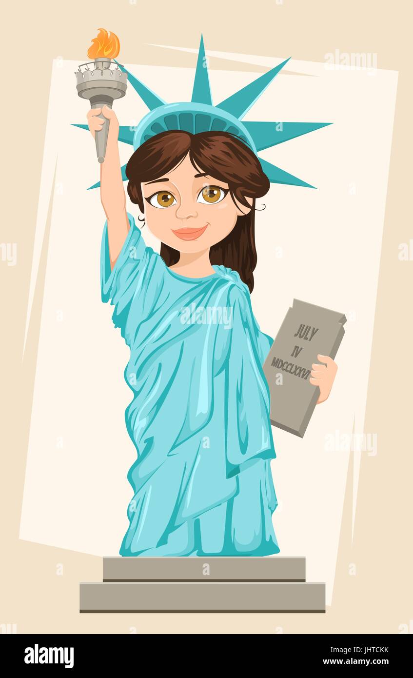 The Statue Of Liberty Cartoon at Sherlyn Weyer blog
