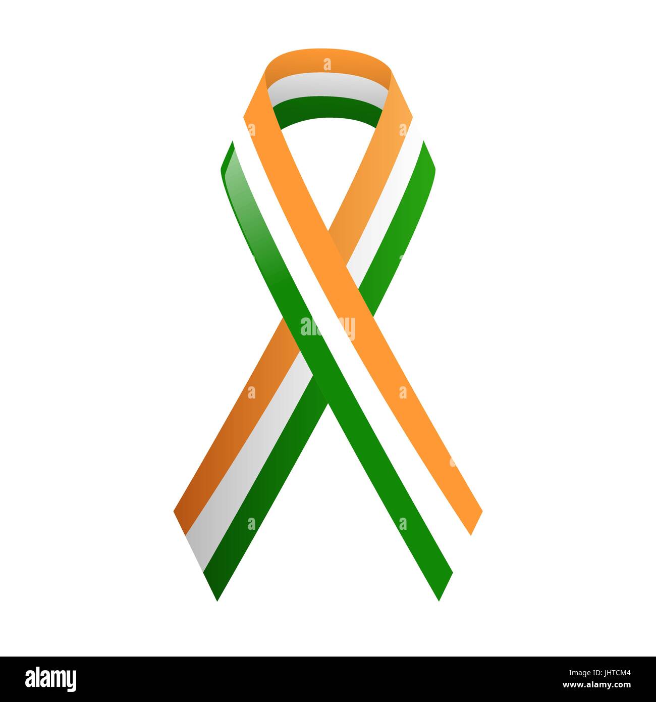 Ribbon India national colors Stock Vector Image & Art - Alamy