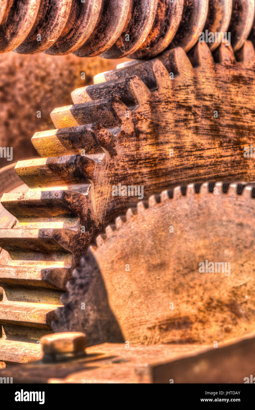 Old Mining Machinery Stock Photo - Alamy