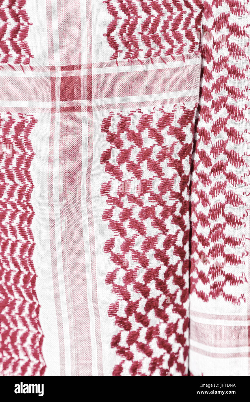 the texture of the cotton traditional symbolic arabian scarf like ...