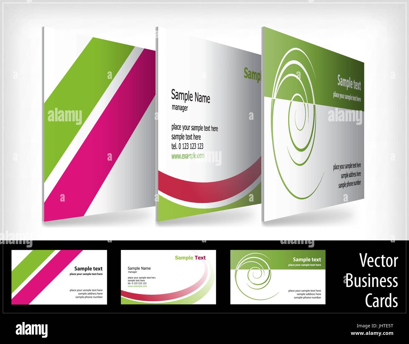 Set vector blank templates Stock Vector Images - Alamy