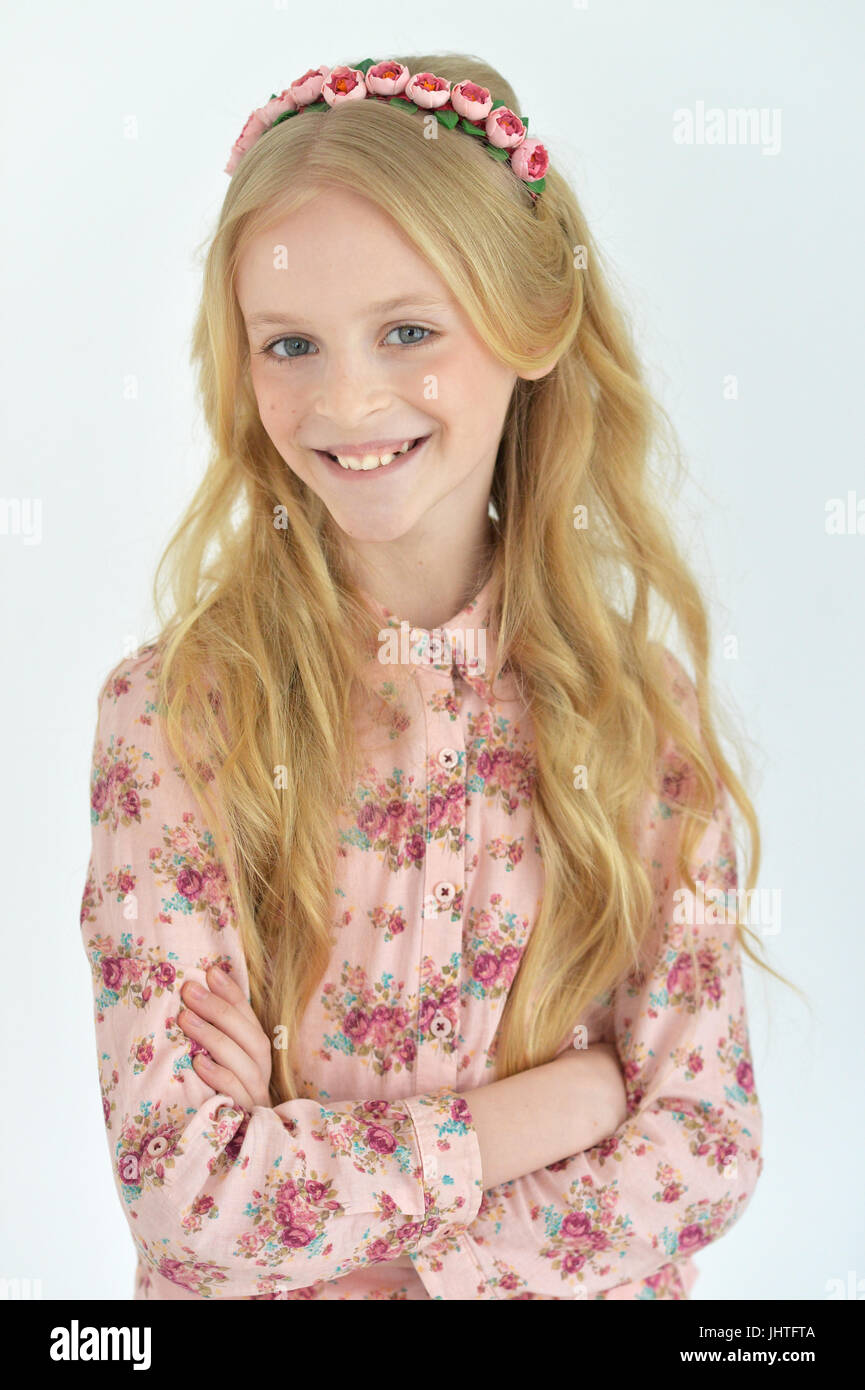 beautiful small girl Stock Photo - Alamy