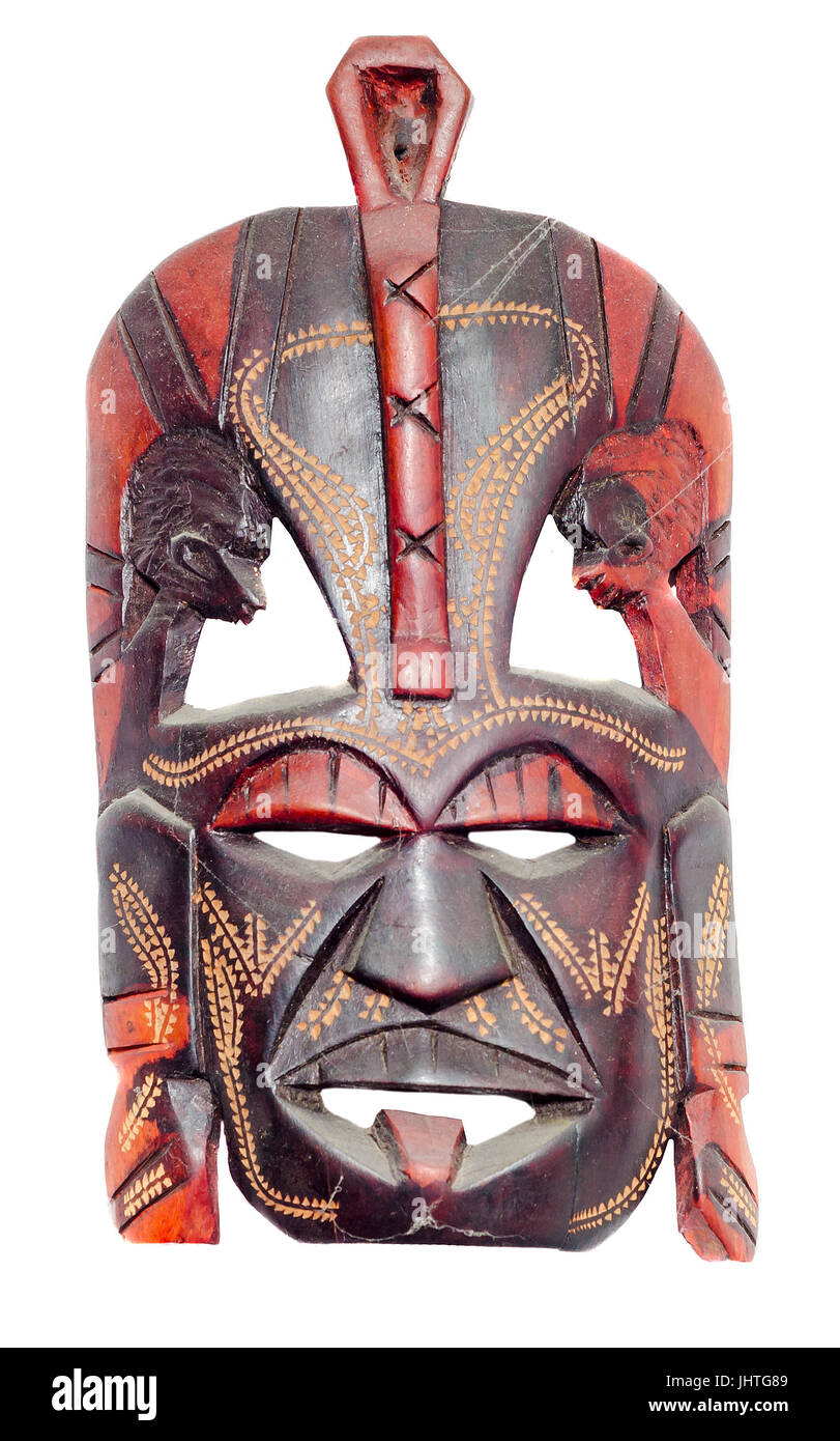 African wood mask hi-res stock photography and images - Alamy