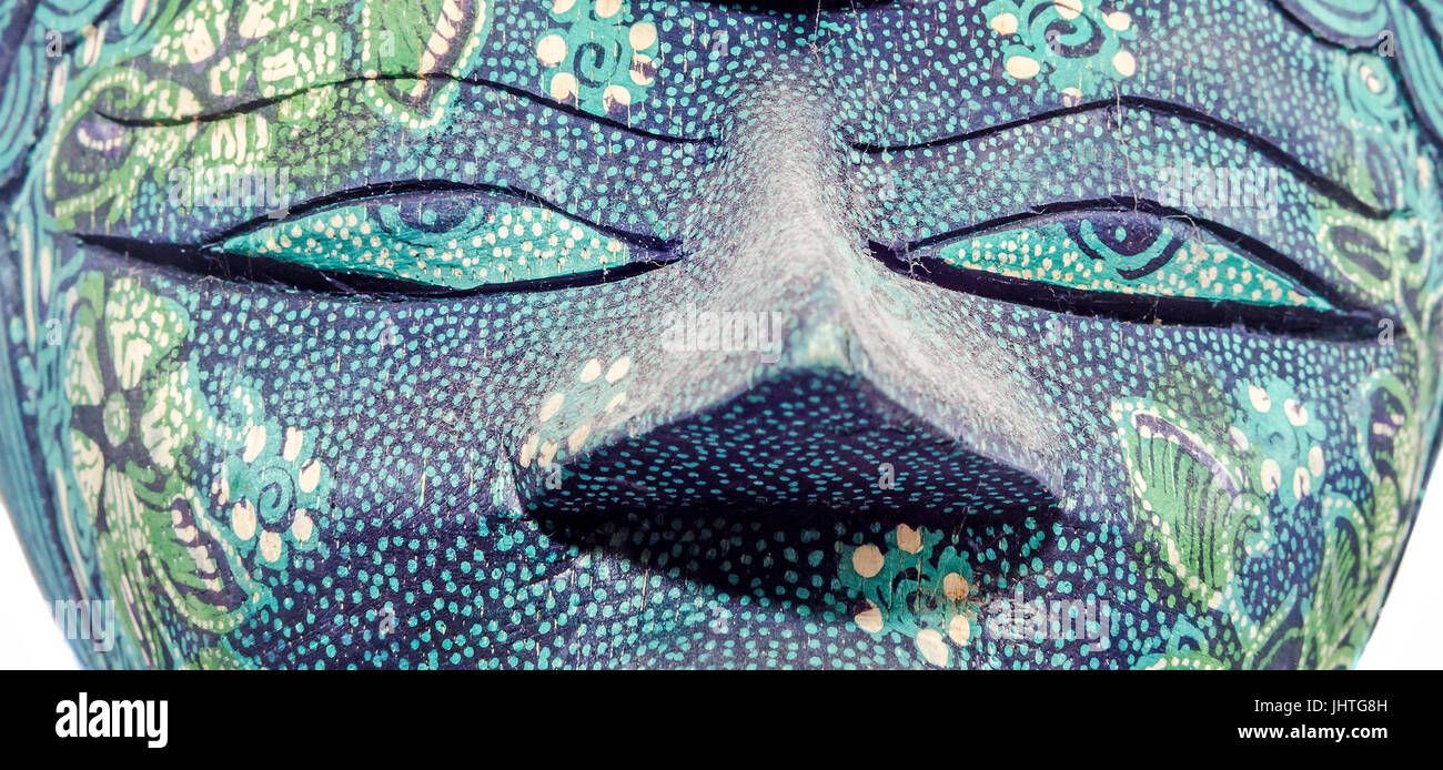 Detail of colored african mask, halloween mask, close up Stock Photo ...