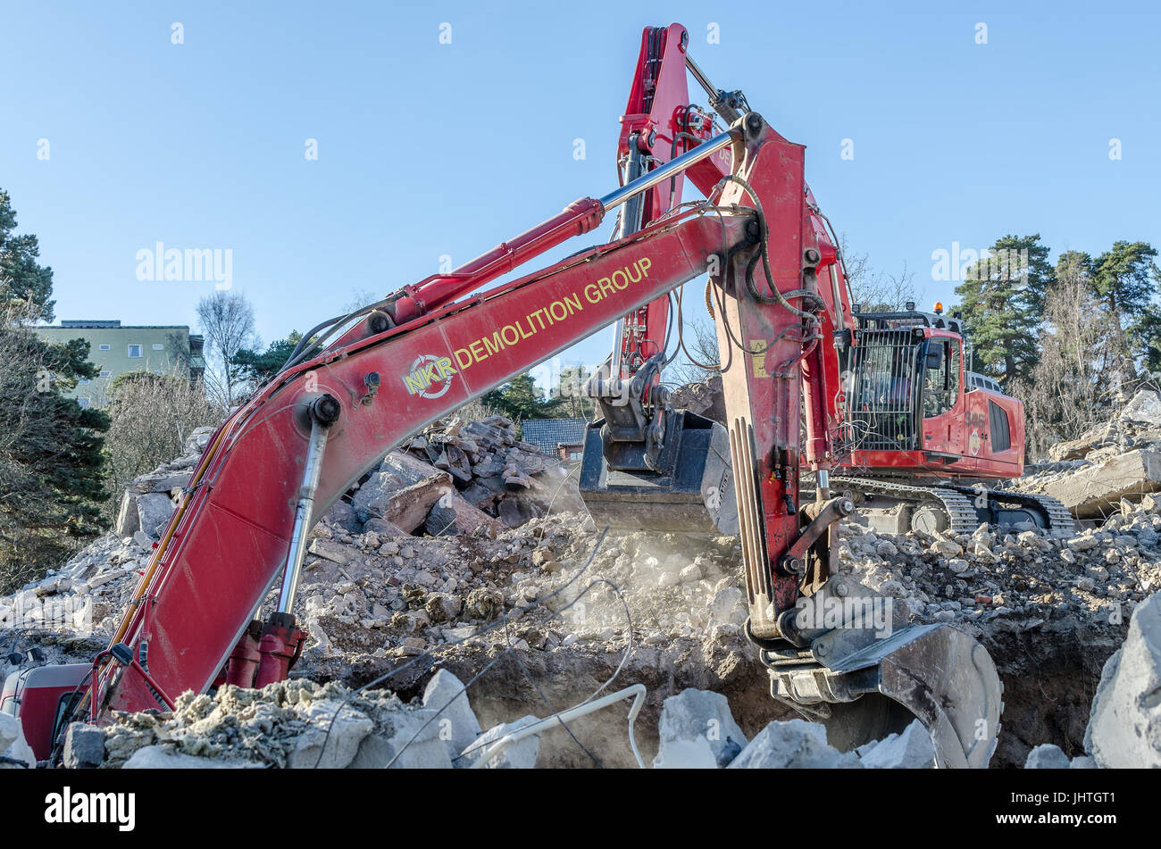 Hydraulic demolition machine hi-res stock photography and images - Alamy