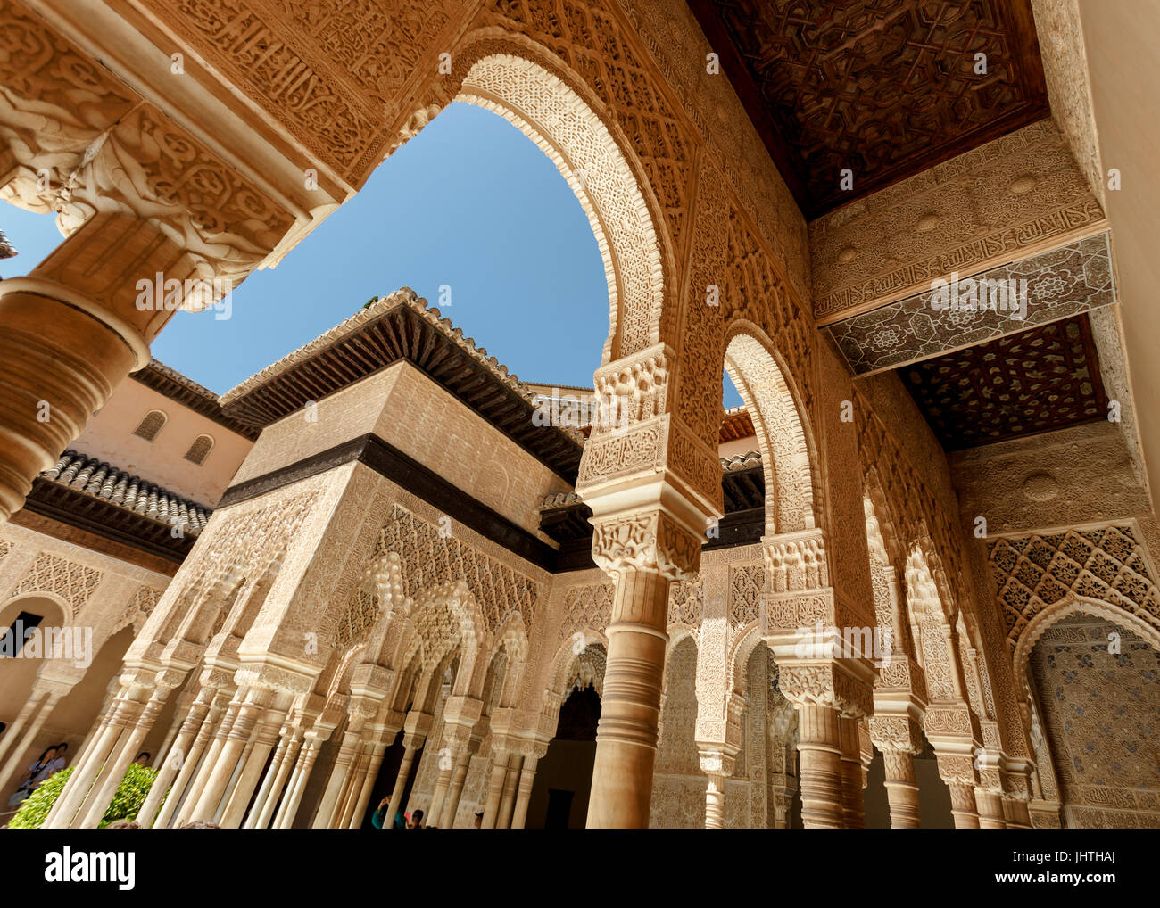 Palace of Alcazar, Famous Andalusian Architecture. Old Arab Palace in ...