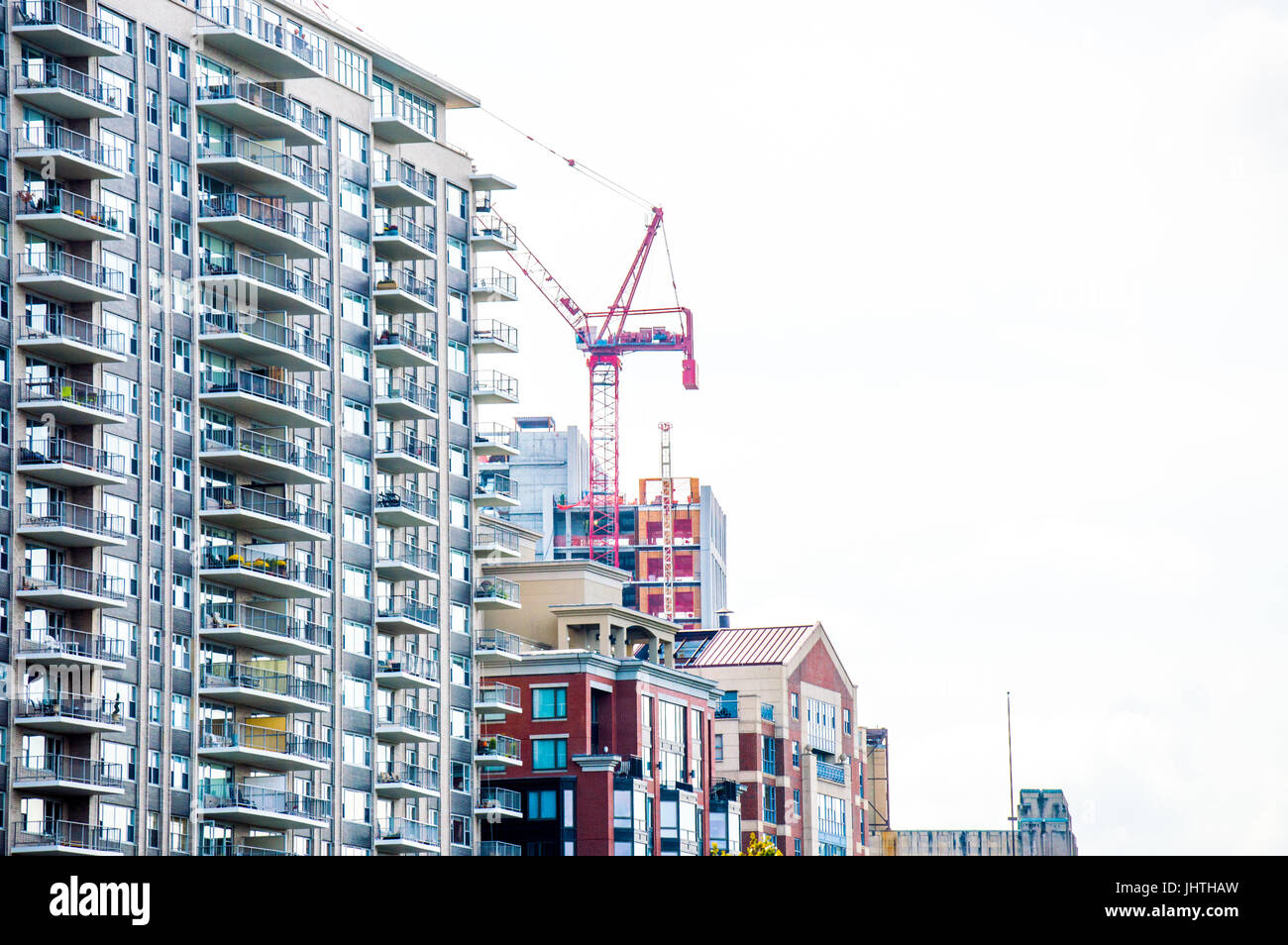 high rise building under construction in Boston Stock Photo - Alamy