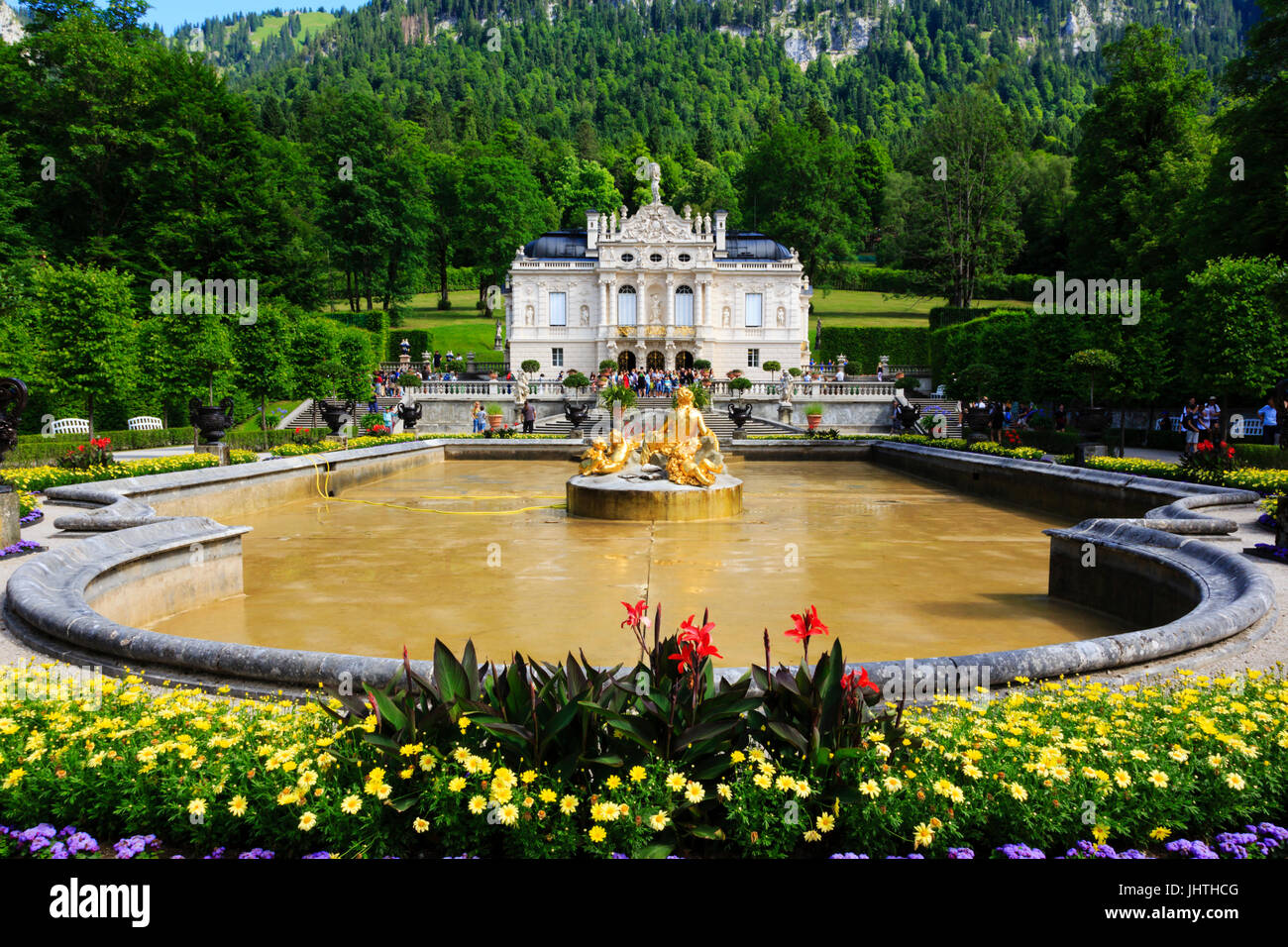 Schloss linderhof palace king ludwig hi-res stock photography and ...