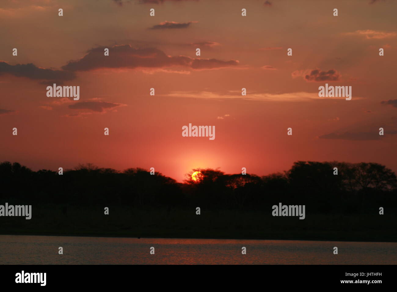 African sun set hi-res stock photography and images - Alamy