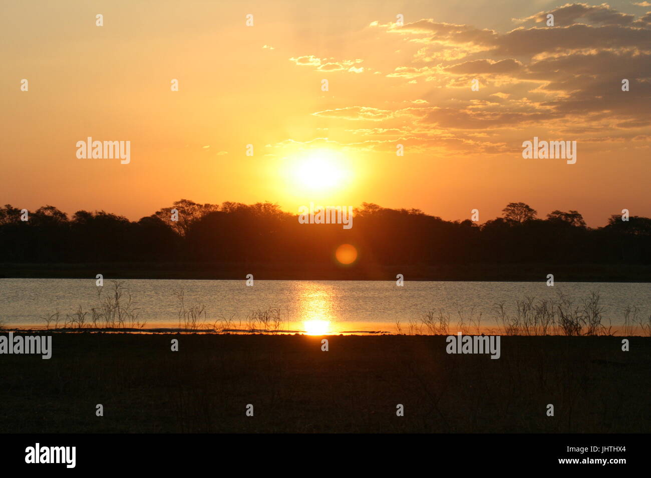 Malawi sunset hi-res stock photography and images - Alamy