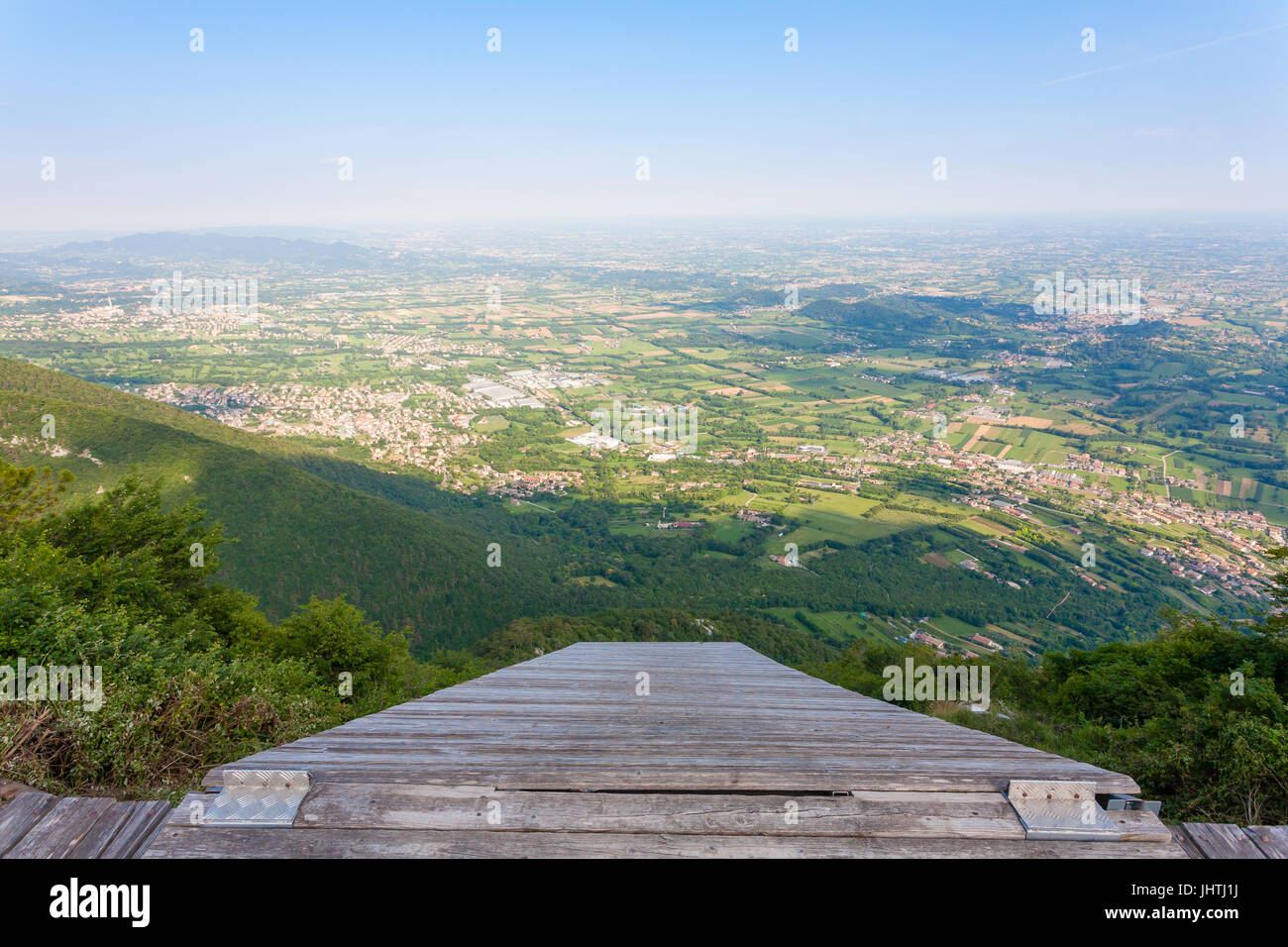 Paragliding platform view from above. Paragliding, extreme sports Stock ...