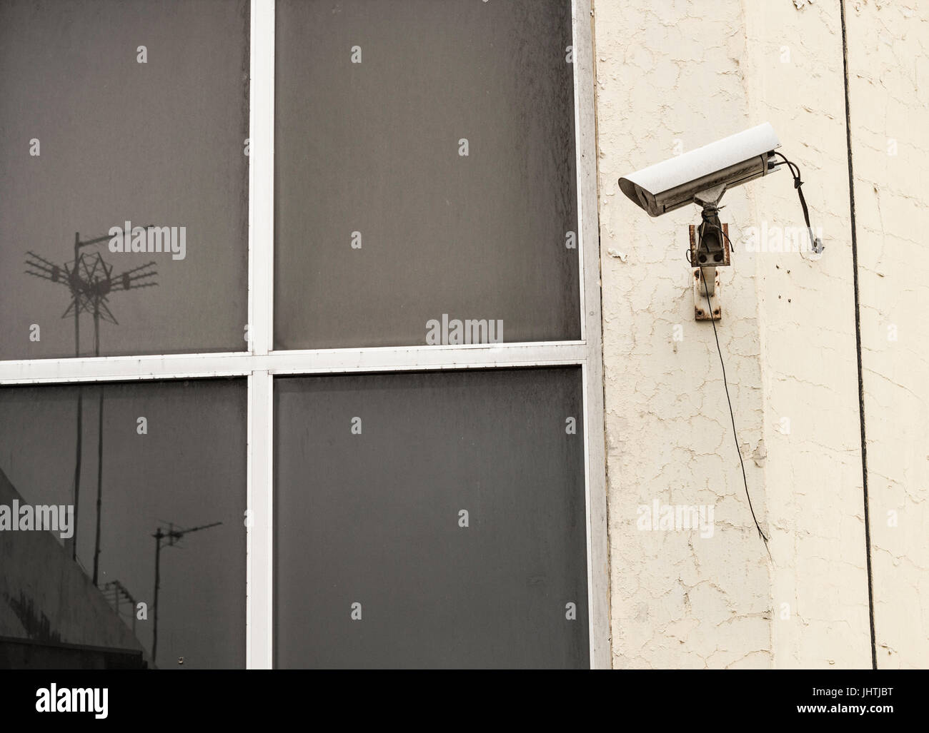 CCTV camera on building Stock Photo - Alamy