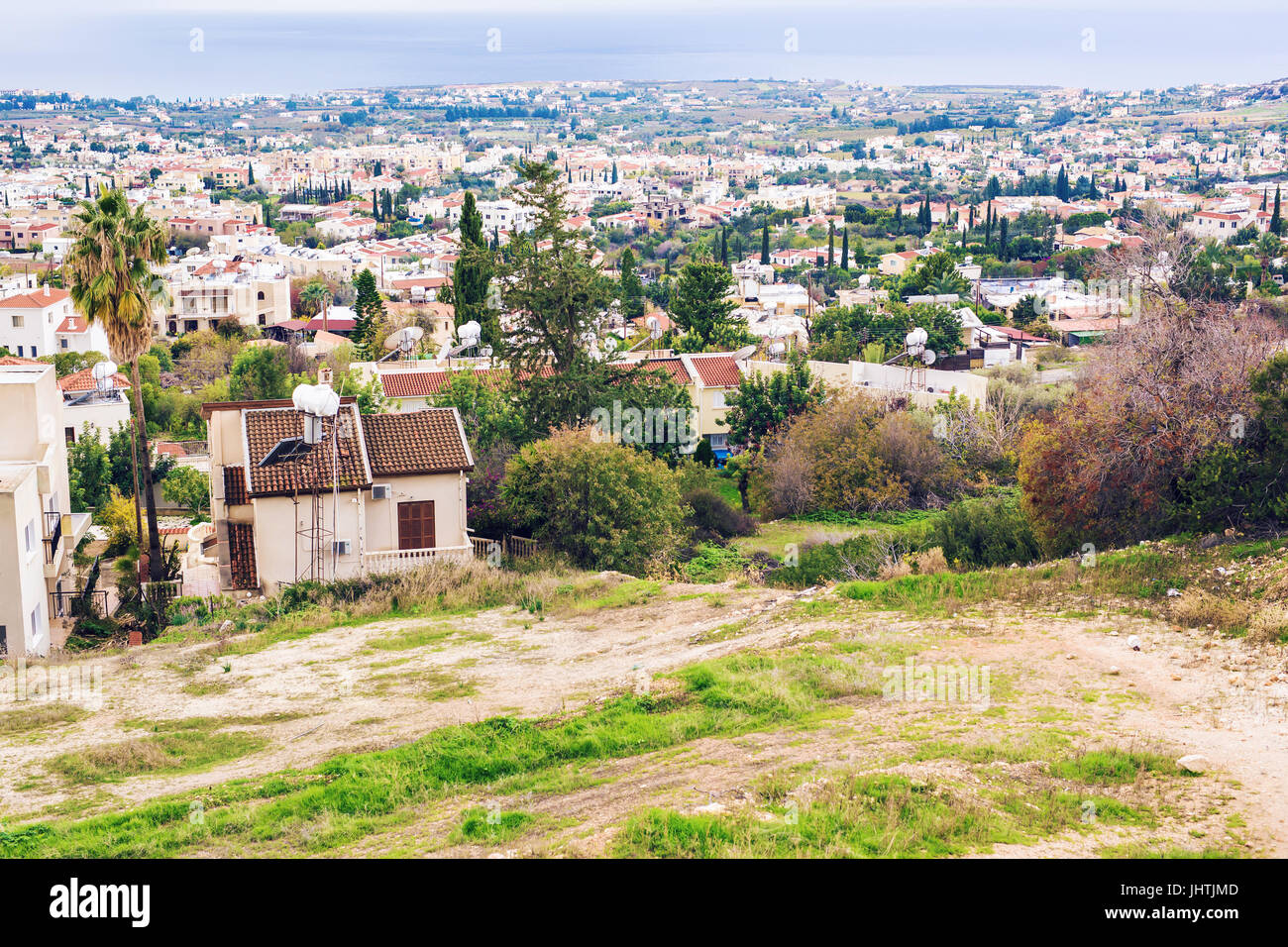 View of the city of Pathos, Cyprus Stock Photo - Alamy