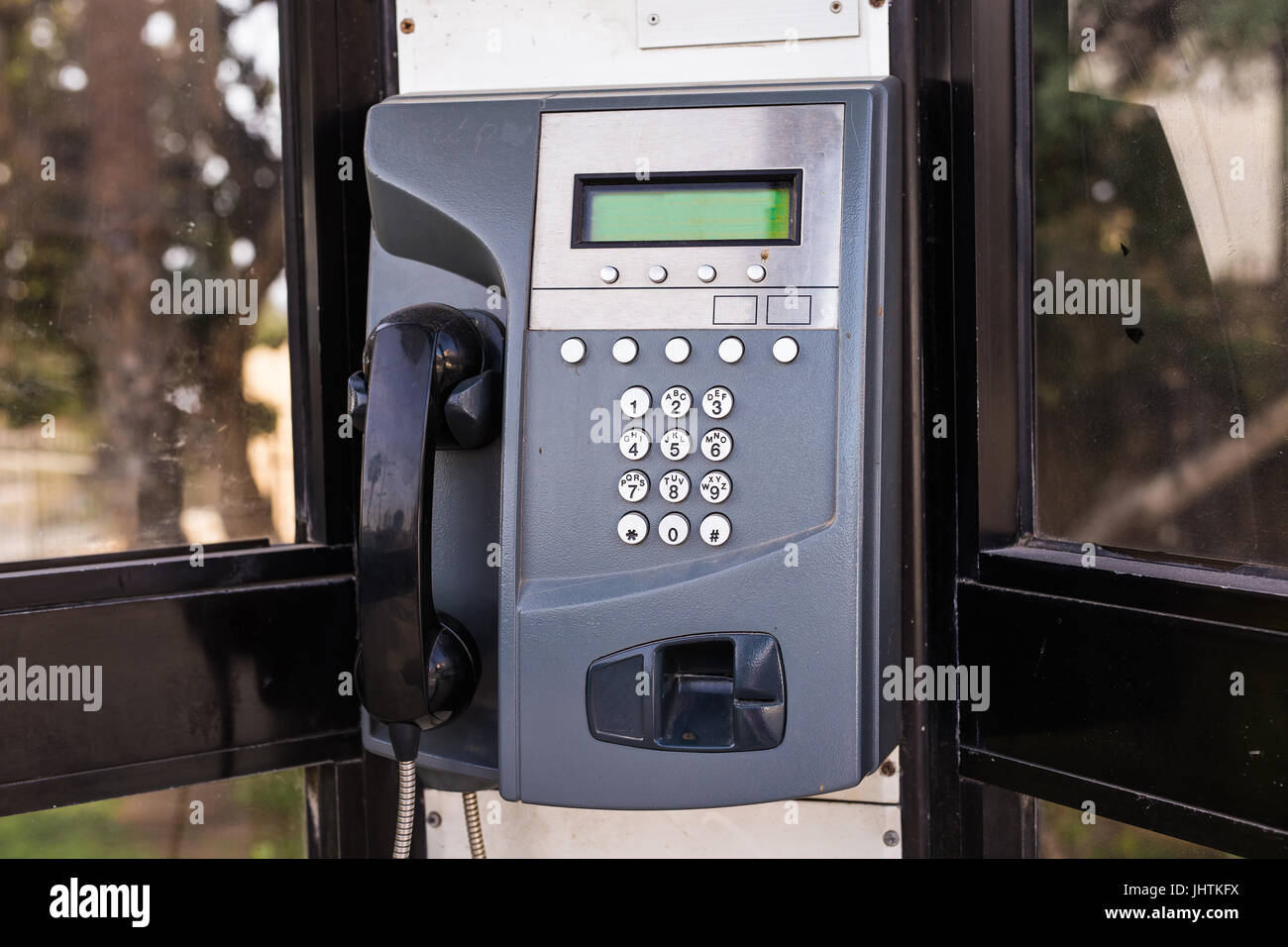 close up of the public pay phone Stock Photo - Alamy