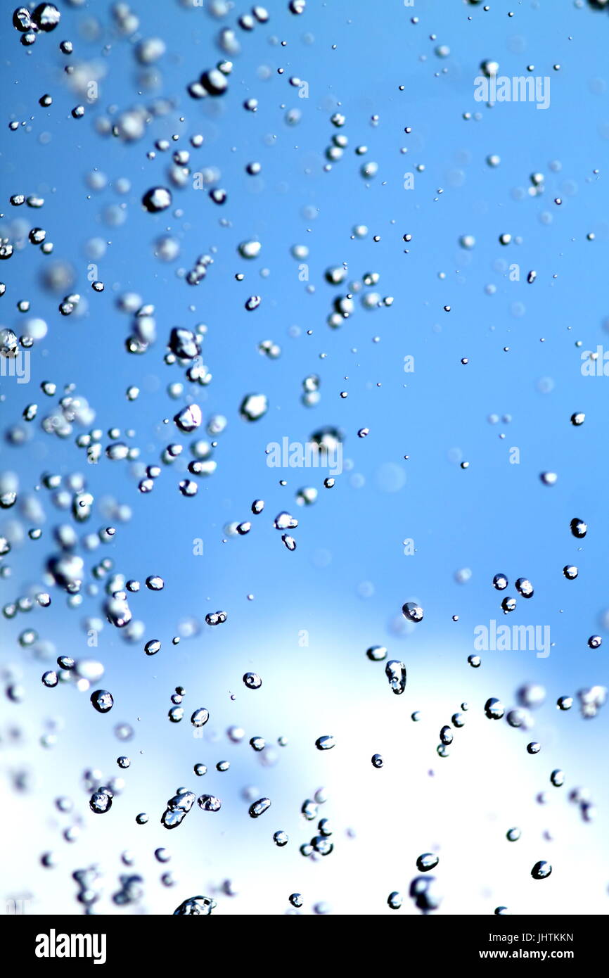 Fountain water splashing. Abstract colorful background with water ...