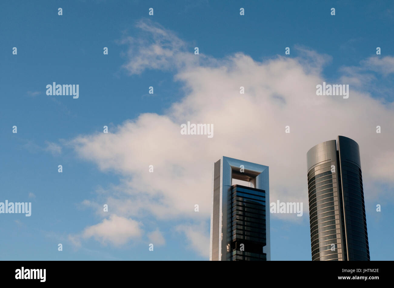 Repsol Tower and Sacyr Tower, Cuatro Torres Business Area. Madrid ...