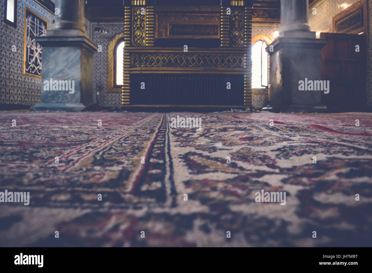 cairo, egypt, may 6, 2017: view from floor of golden chair inside ...