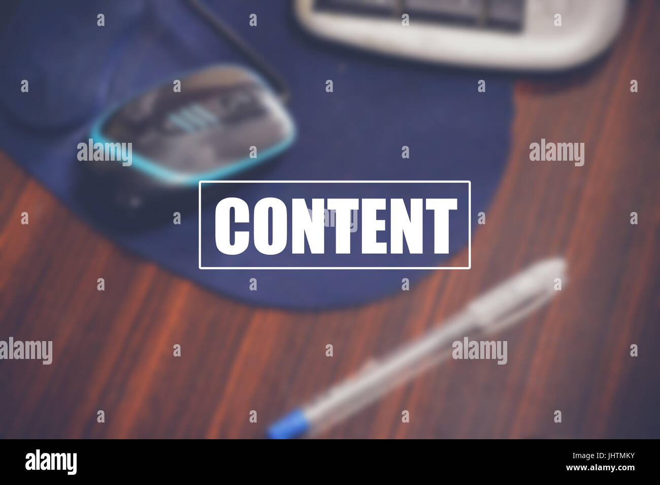 content text with blurring business office background, business ...