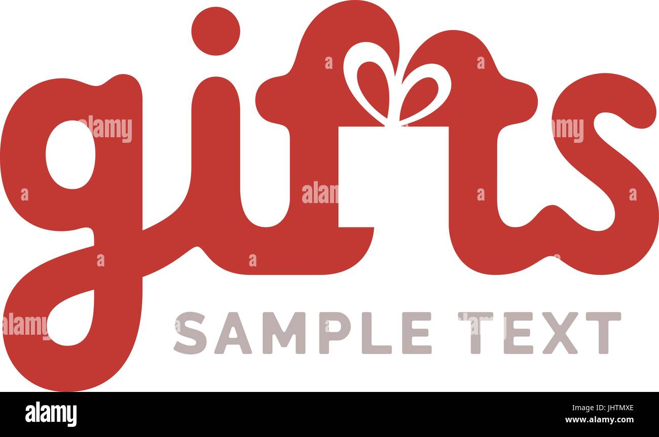 Gifts logo with box symbol Stock Vector Image & Art - Alamy