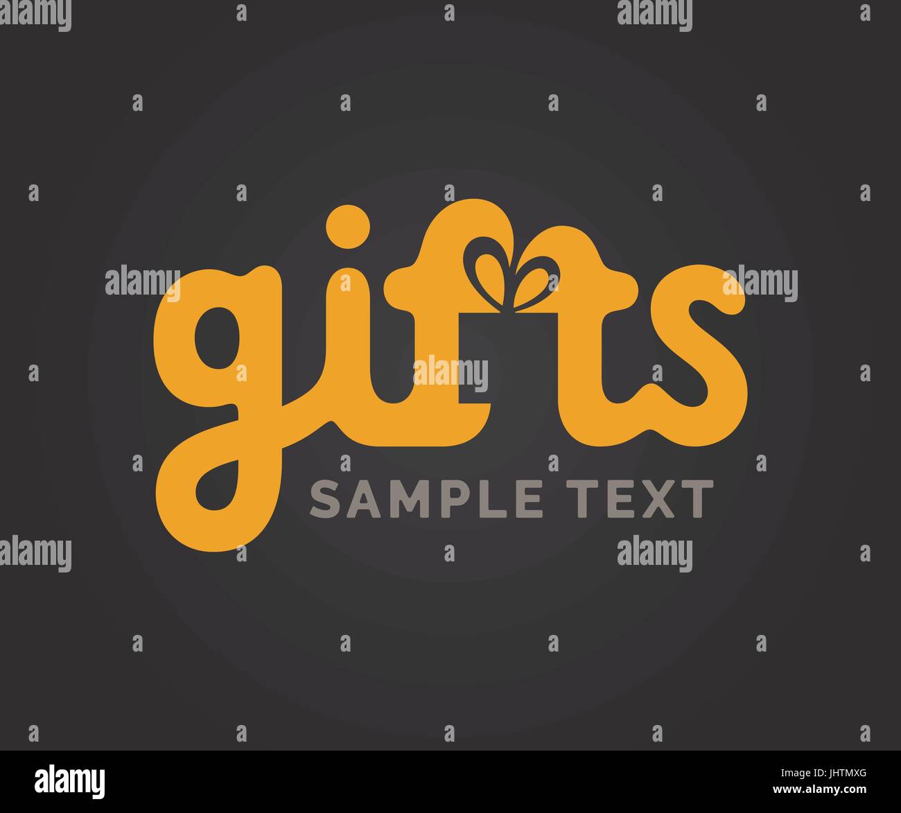 Gifts logo with box symbol Stock Vector Image & Art - Alamy