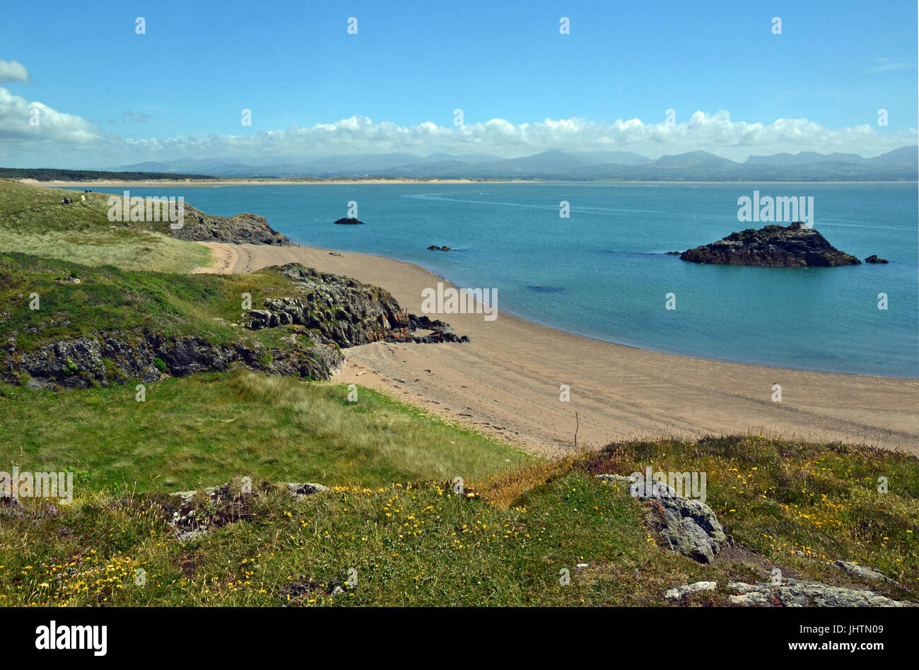 Llanddwyn Island, Anglesey, Wales Stock Photo - Alamy