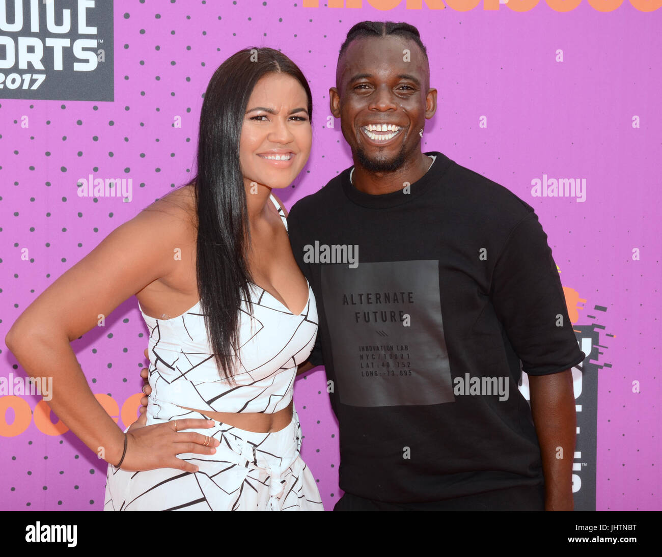 Blake Leeper attends 2017 Nickelodeon Kids' Choice Sports Awards Pauley ...