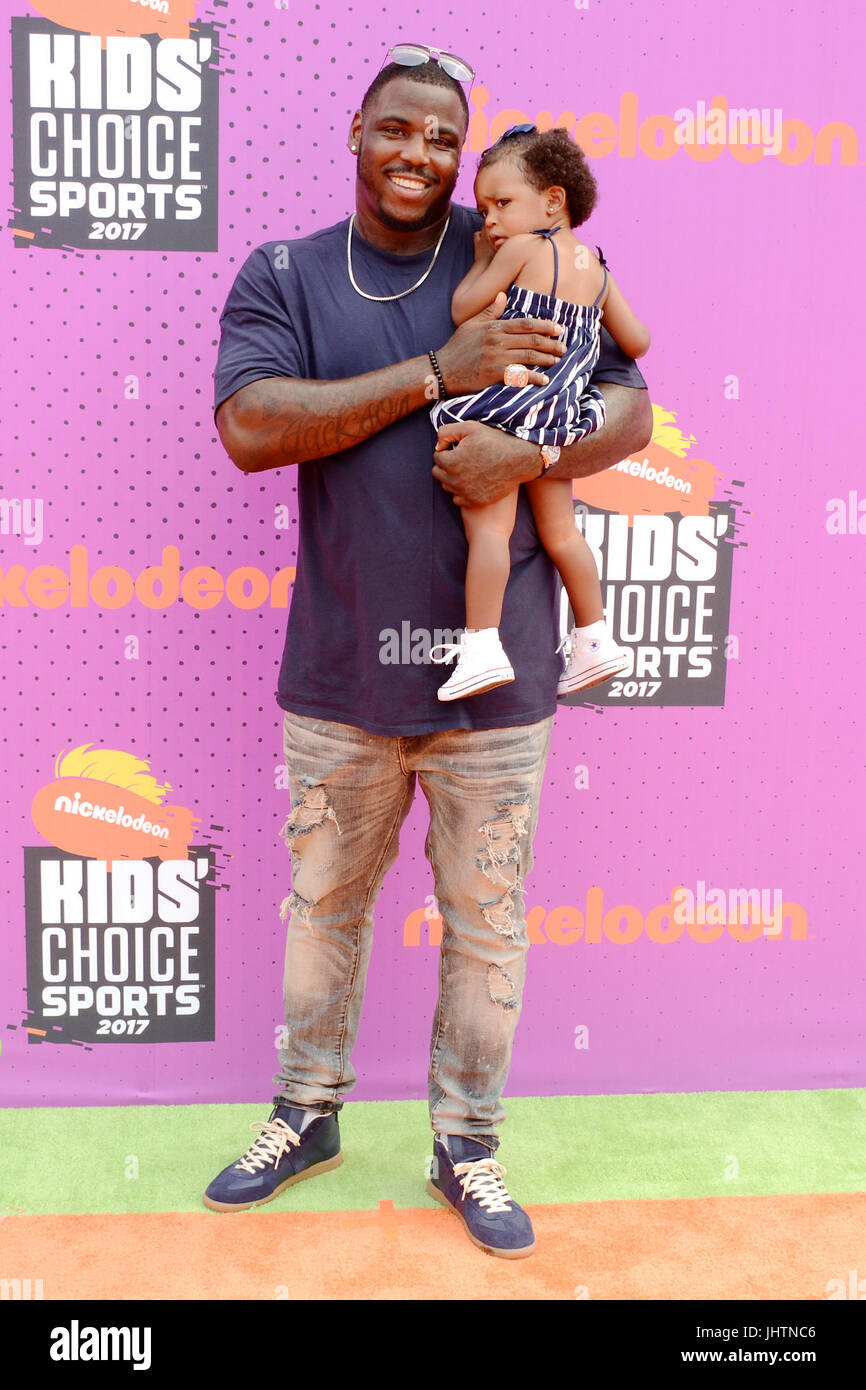 Malik Johnson attends 2017 Nickelodeon Kids' Choice Sports Awards ...