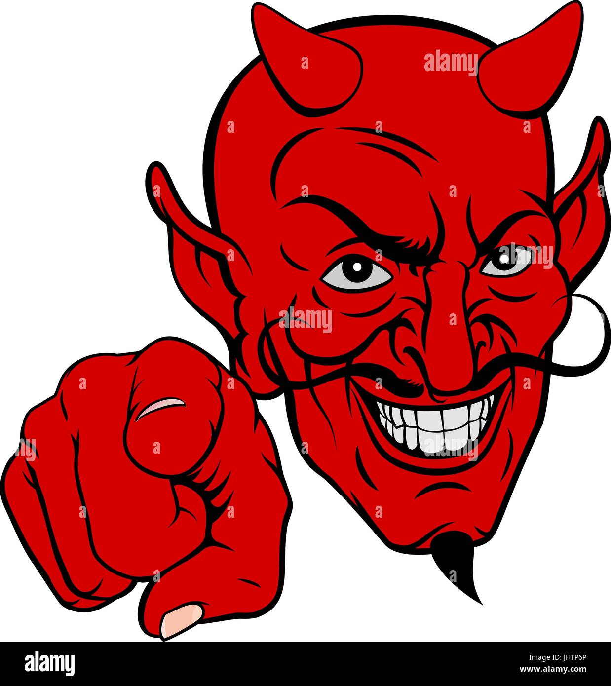 Cartoon evil bald man hi-res stock photography and images - Alamy