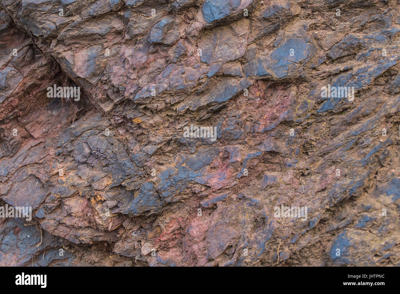 Iron ore texture closeup - natural minerals in the mine. Stone texture ...