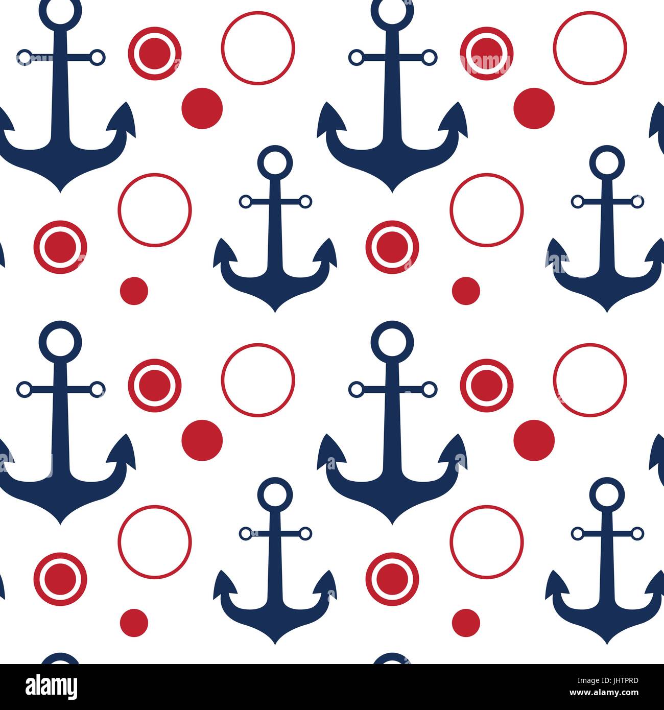 Background decorative anchors Stock Vector Images - Alamy