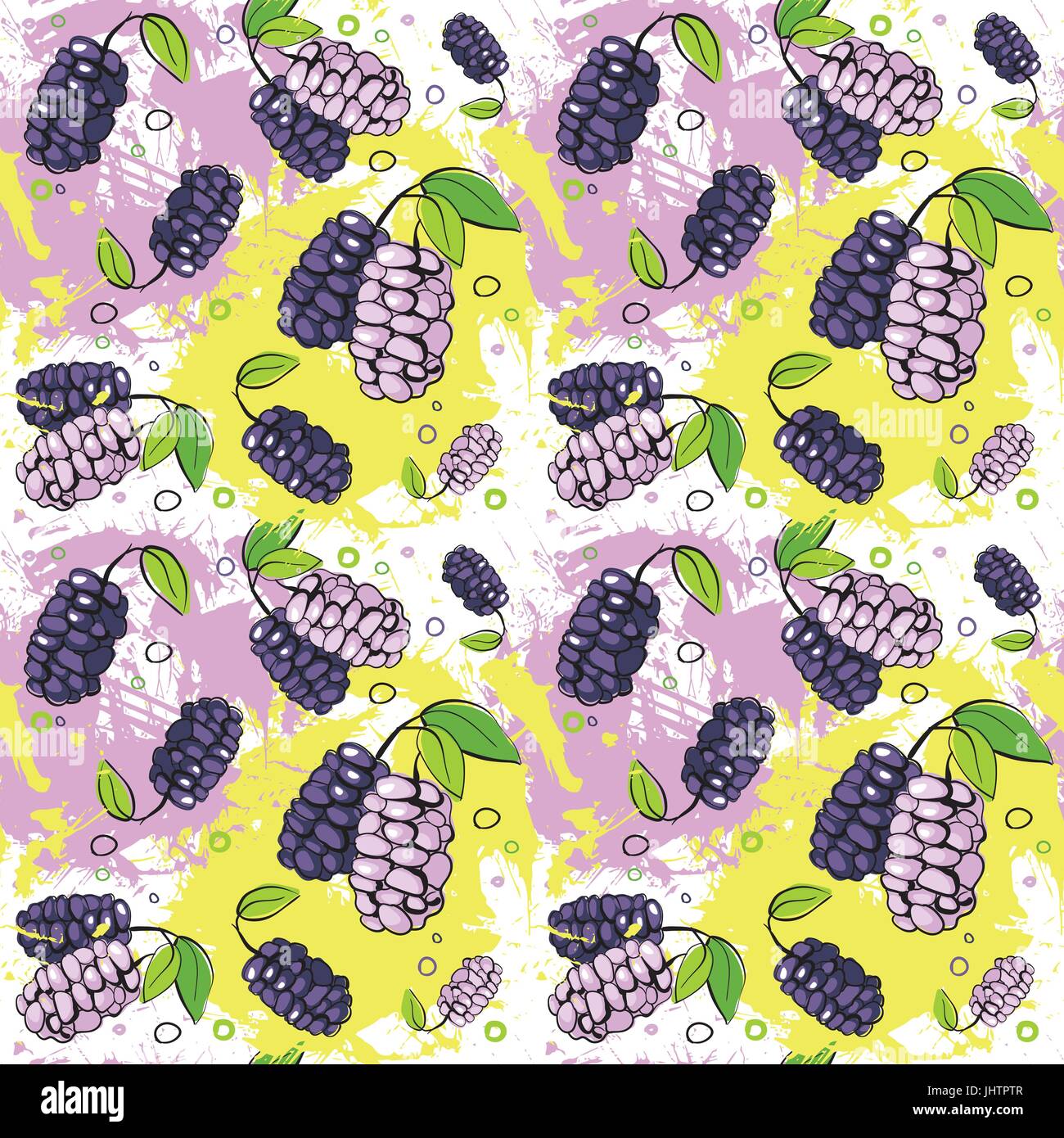 Mulberry fruits Stock Vector Images - Alamy