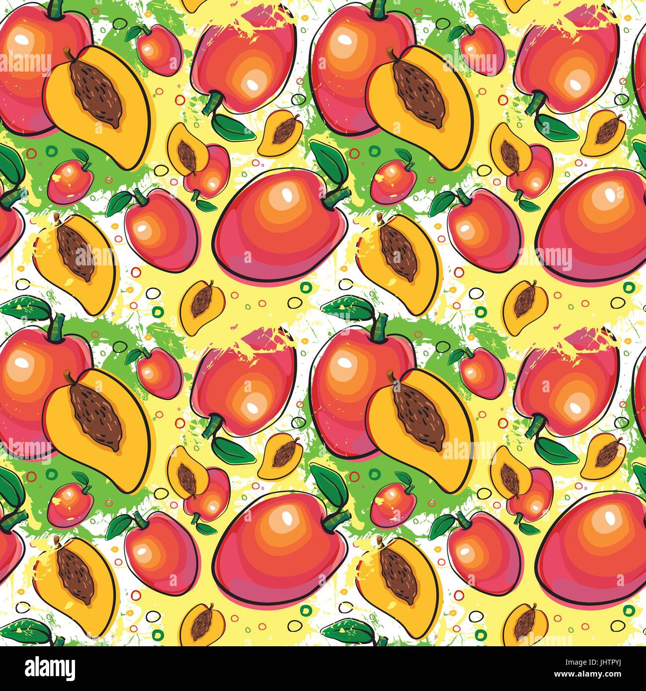 Colorful mango graphic Stock Vector Images - Alamy