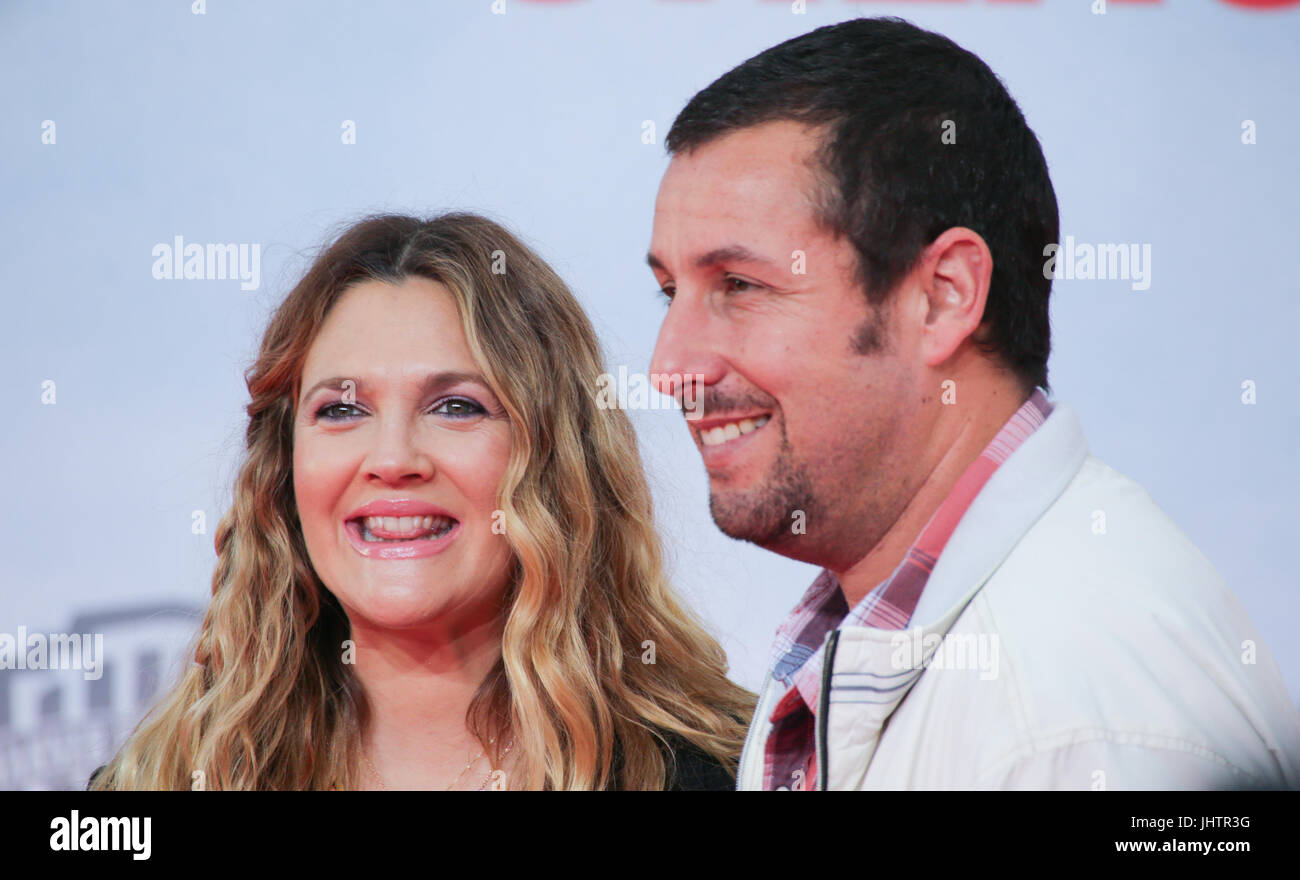 Berlin, Germany, 19th May, 2014: Drew Barrymore, Adam Sandler and Frank ...