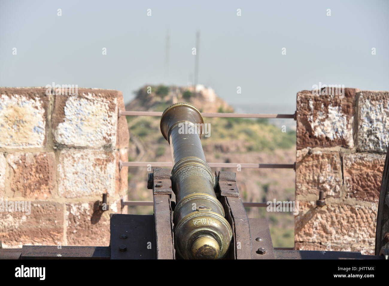 The Cannon and the Fort Stock Photo - Alamy